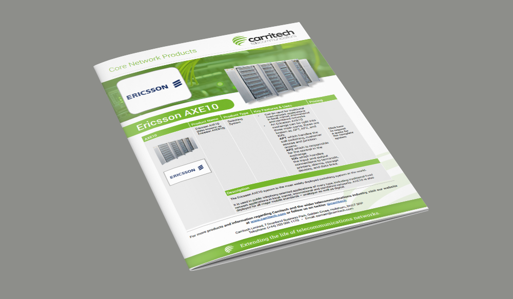Ericsson AXE10 | Core Network | Products | 备用网址Carritech ...